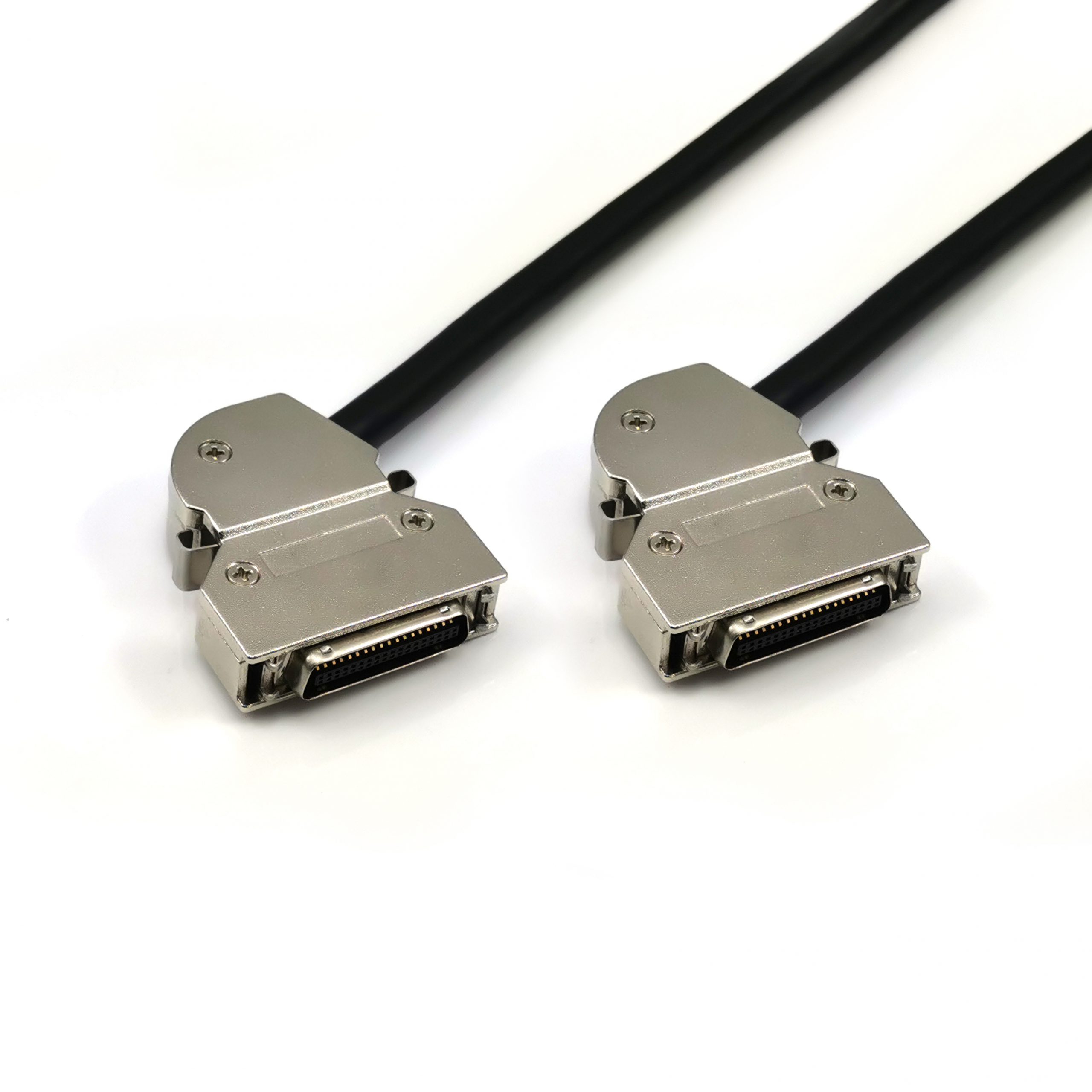 MDR Cable 36pin Cable Metal Connector with Spring Latch - Industrial ...