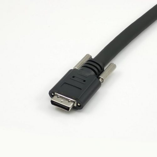 High Durable Mini Camera Link Cable SDR Down/Up angle to SDR Straight ...