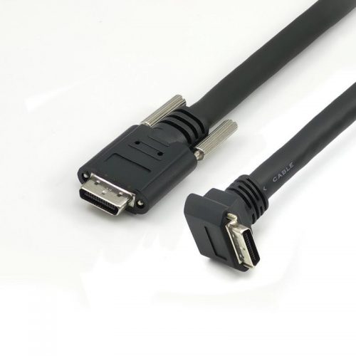 High Durable Mini Camera Link Cable SDR Down/Up angle to SDR Straight ...