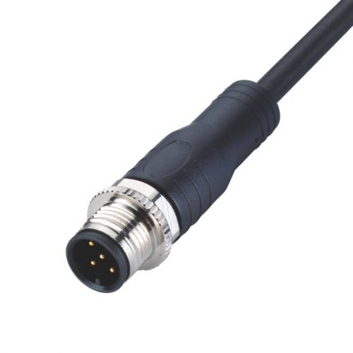Oil resistance M12 Series molded male cable - Himatch Electronics