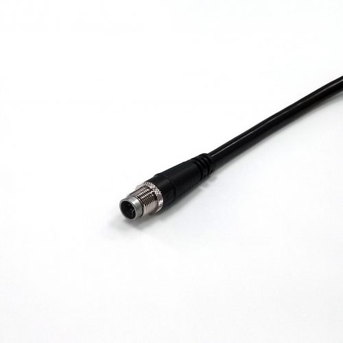 M12 Y code male molded cable - Himatch Electronics